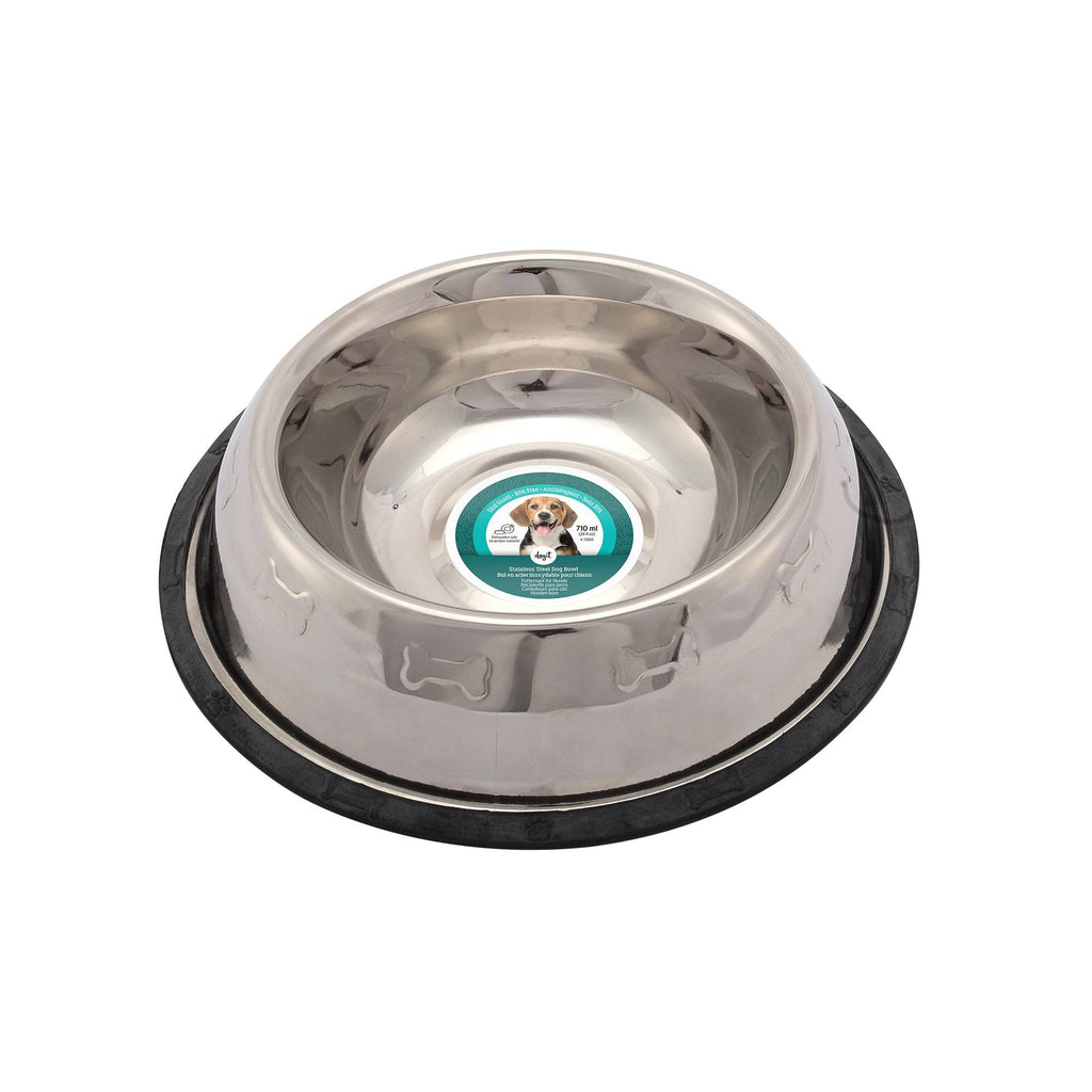 Dogit Stainless Steel Non Spill Dog Dish - Medium - 24oz
