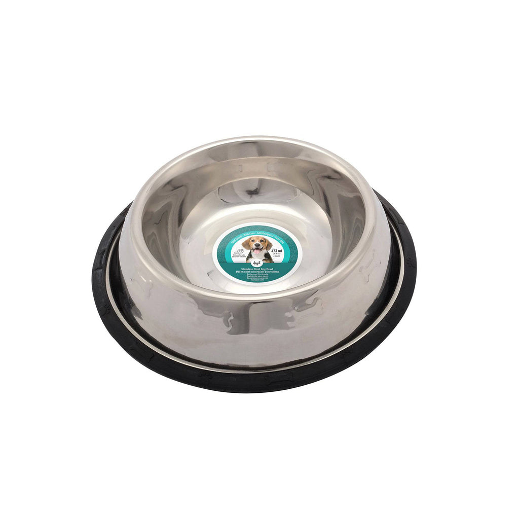 Dogit Stainless Steel Non Spill Dog Dish - Small - 16oz