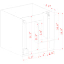 Innovative Marine NUVO Fusion - 15 AIO Cube Aquarium - Desktop Starter